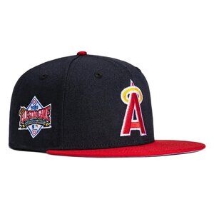 New Era | Accessories | New Era Anaheim Angels 59fifty Fitted Hat Navy ...